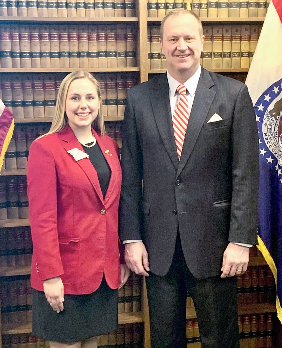 Beth Davis participates in State Legislative Shadowing Project - Farmer ...