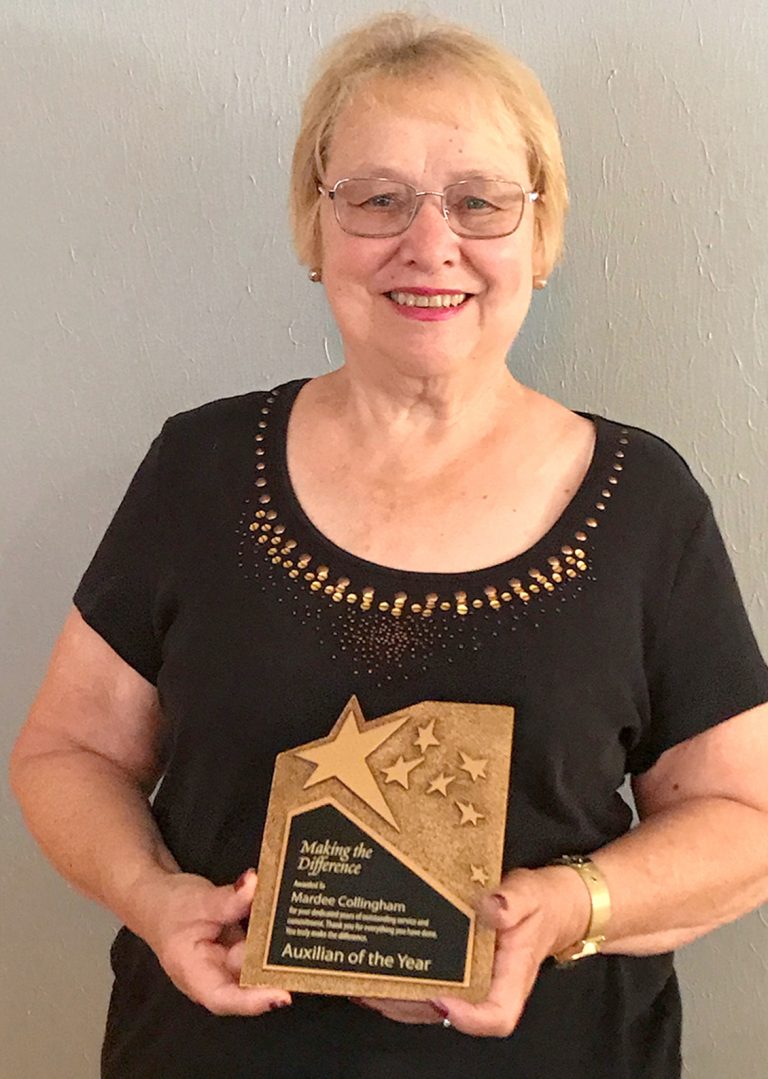 Collingham named CH-F Auxilian of the Year - Farmer Publishing