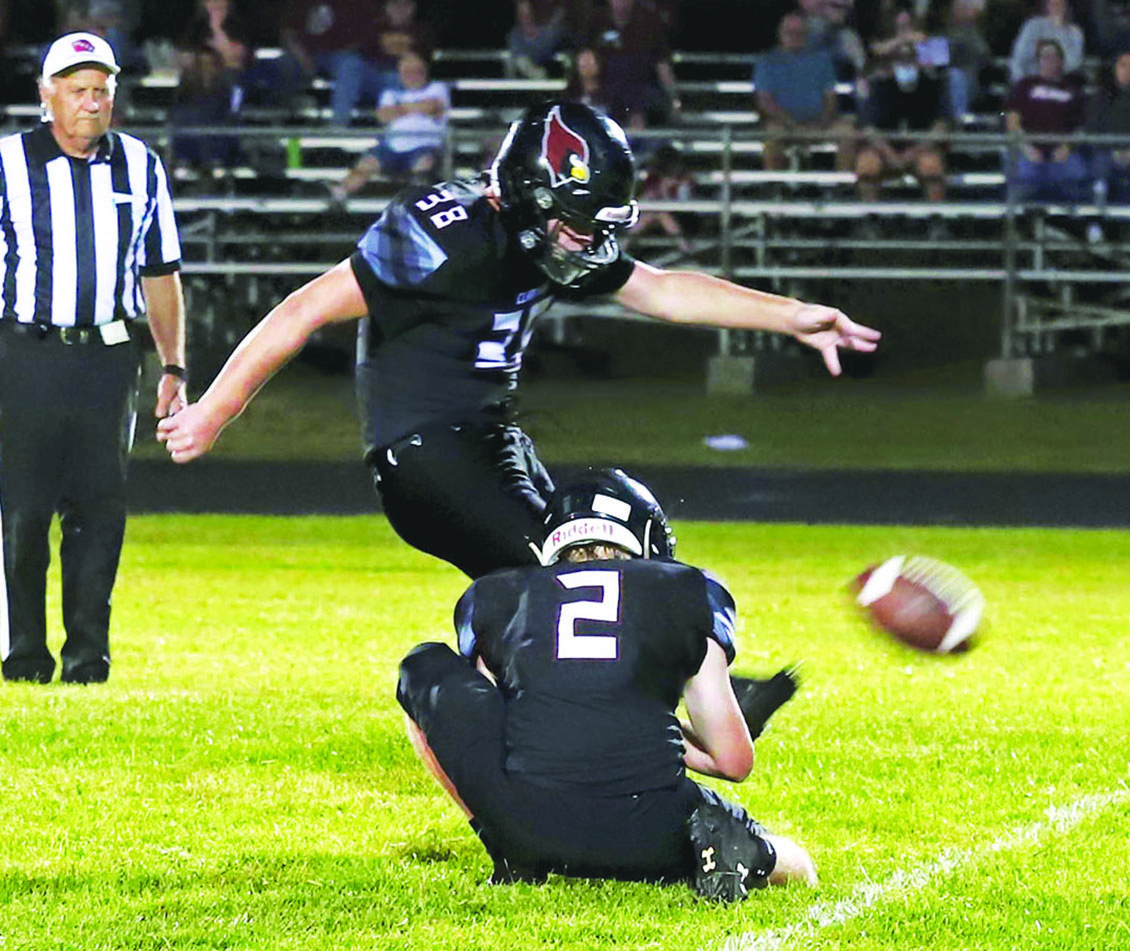 Barnes earns first team all-state kicking honors - Farmer Publishing