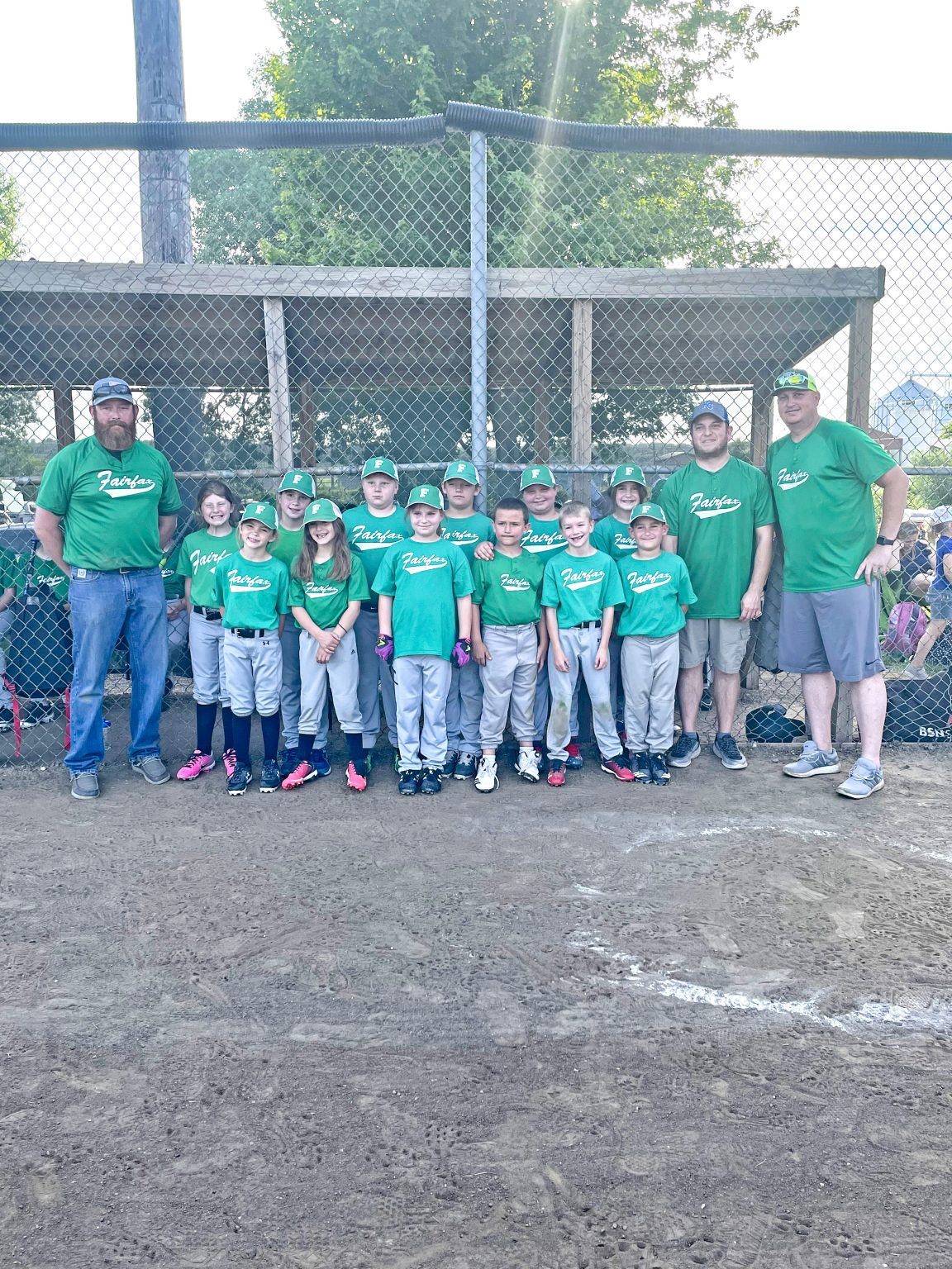 Fairfax Half Pints Baseball Team - Farmer Publishing