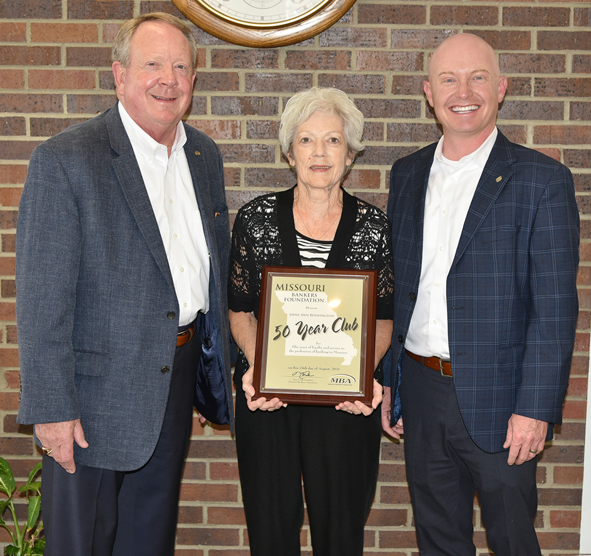 Jayne Ann Bennington honored for 56 years of service - Farmer Publishing