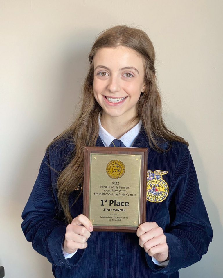 Smith wins State FFA Public Speaking Contest