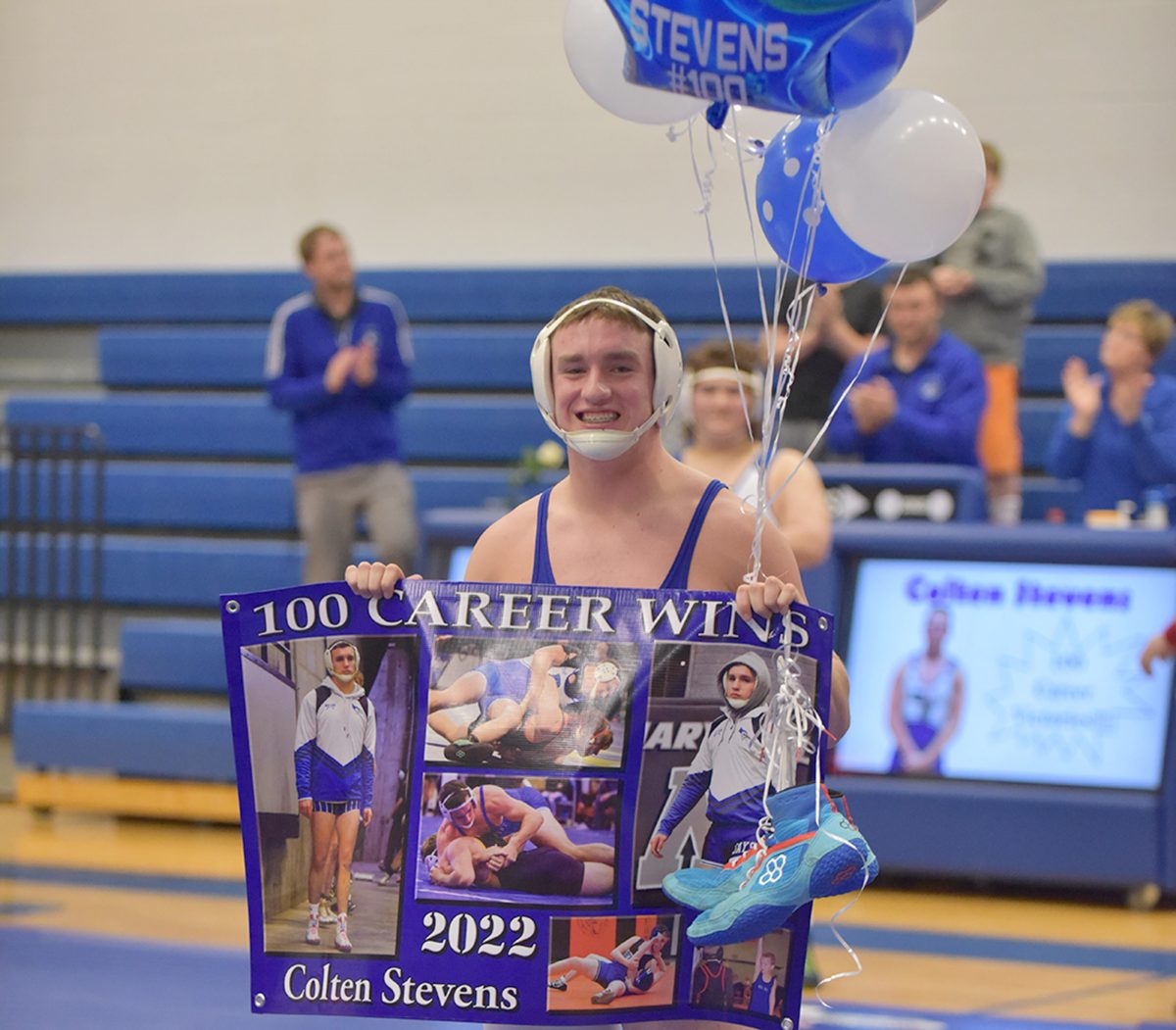 Rock Port wrestlers host quad, recognize seniors - Farmer Publishing