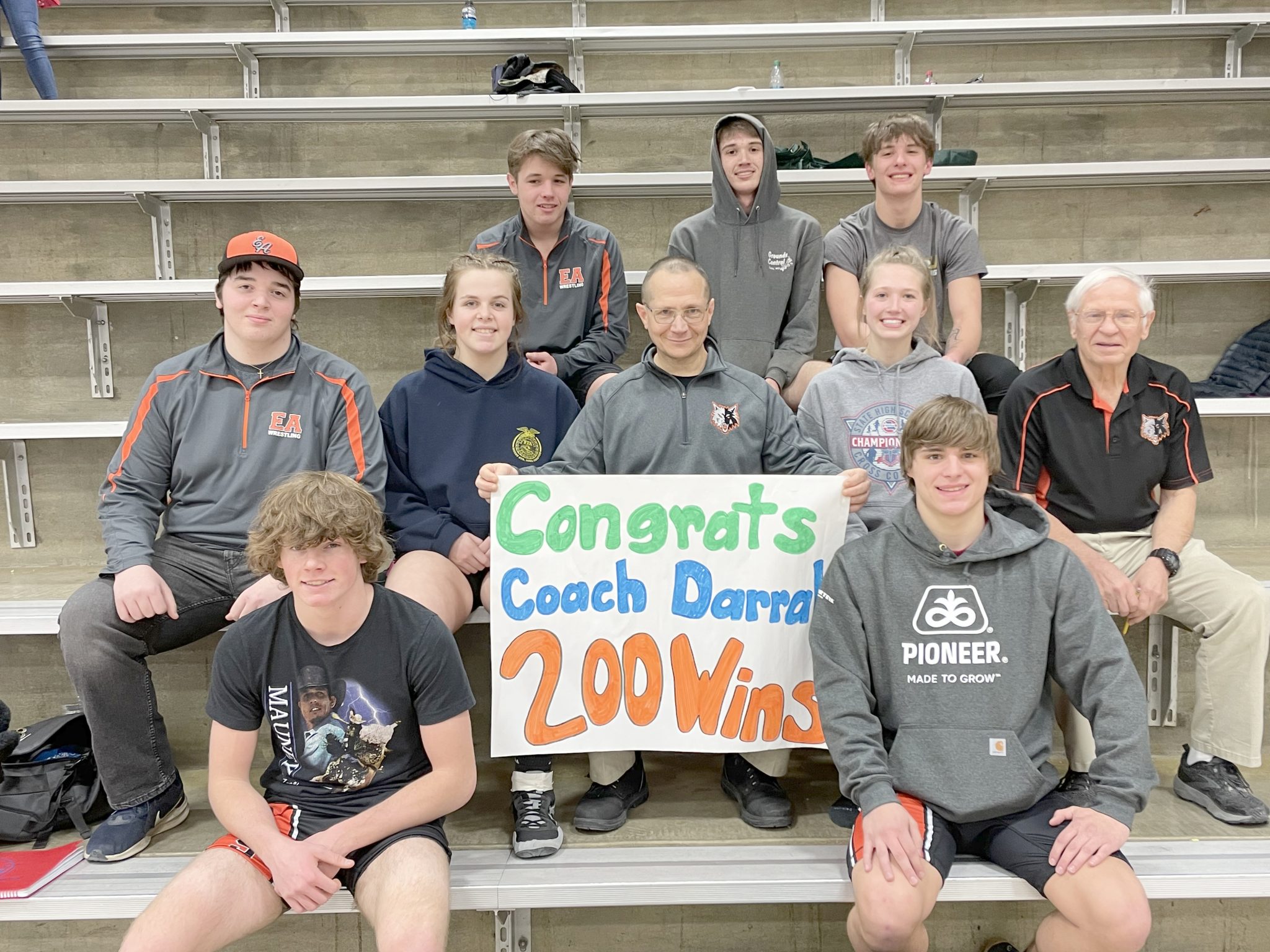EA wrestling coach earns 200th career win - Farmer Publishing
