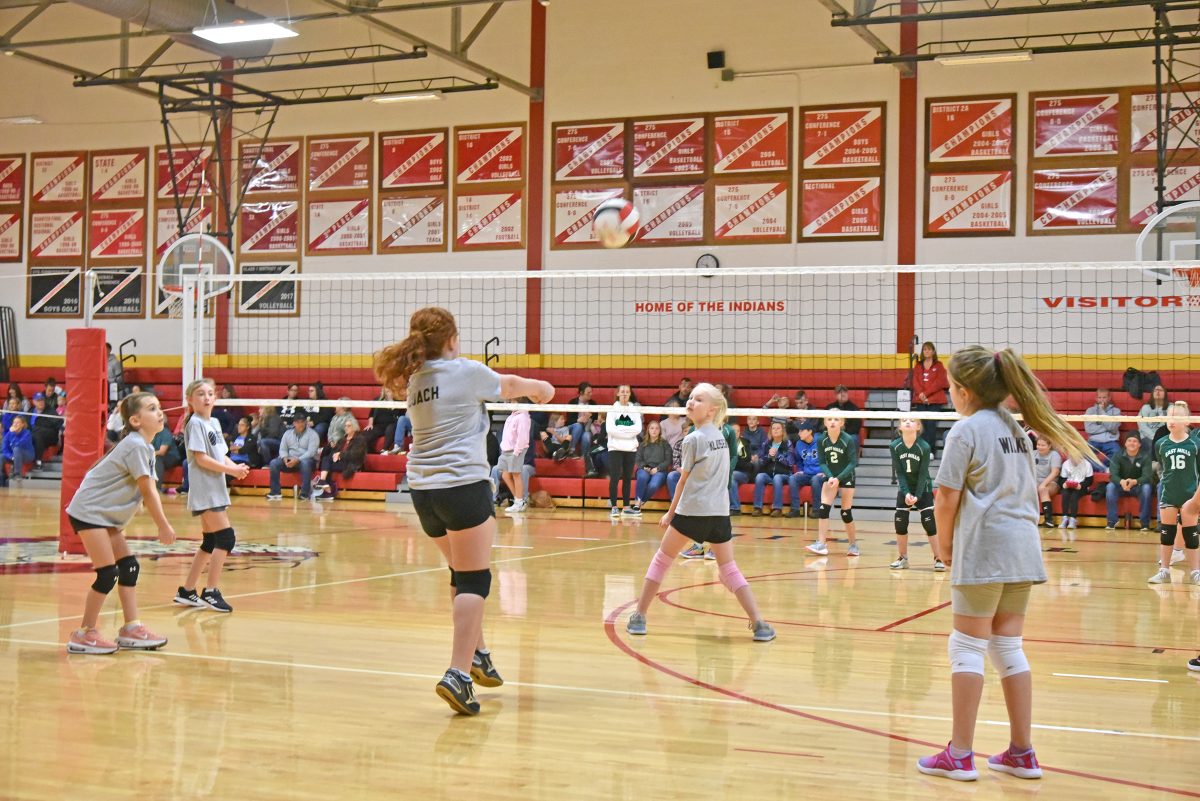 3rd and 4th grade volleyball tournament held in Tarkio - Farmer Publishing