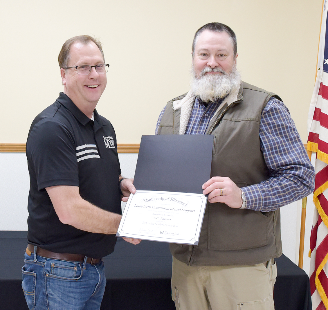 MU Extension honors outstanding leader - Farmer Publishing