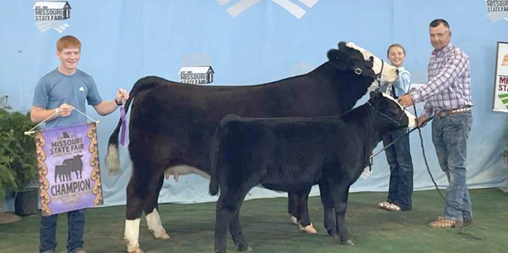 State Champion Simmental Cow/Calf Pair - Farmer Publishing