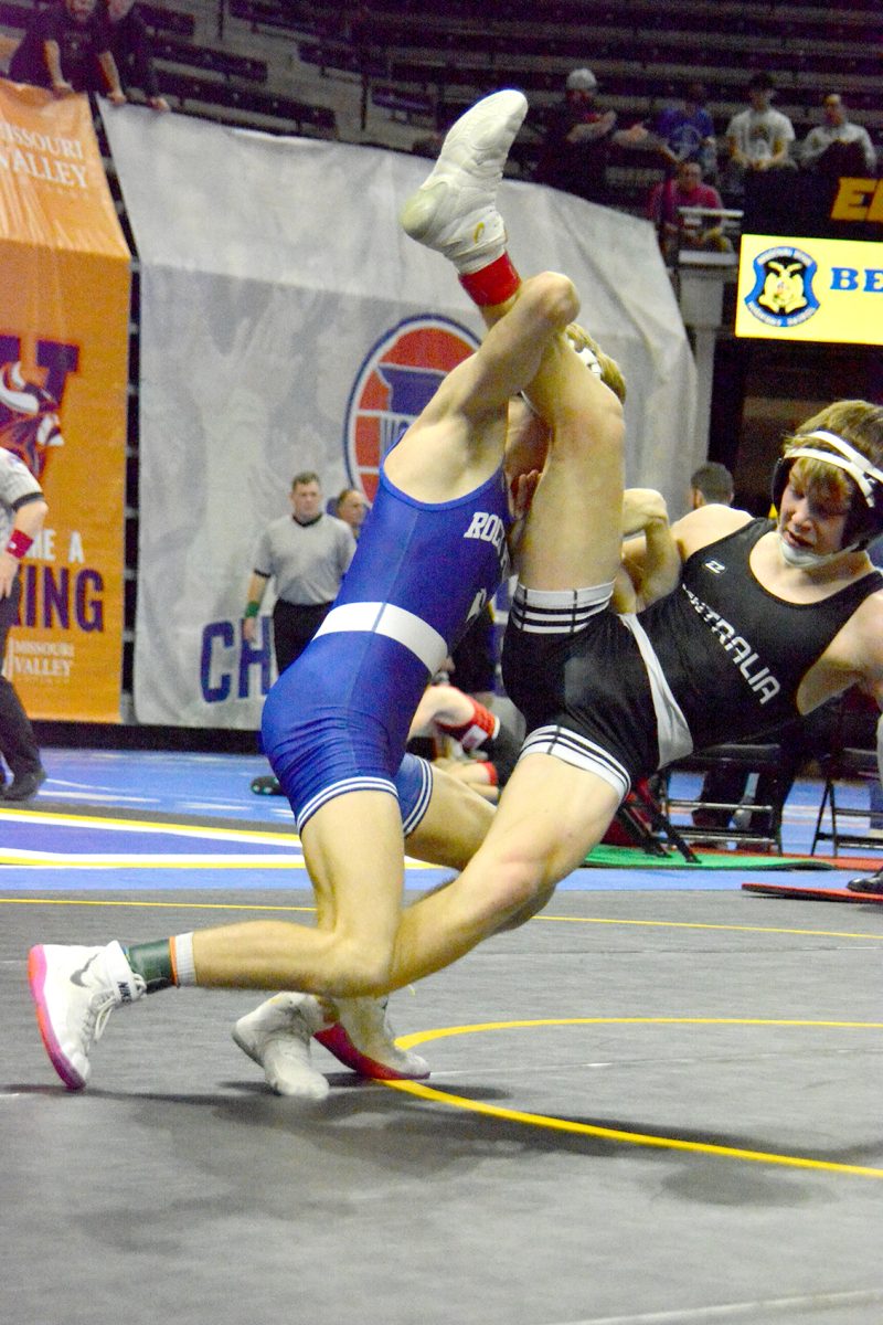 Heintz and Herron medal at MSHSAA Class 1 State Wrestling Tournament ...