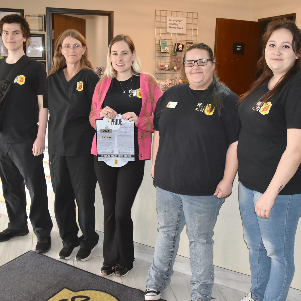 Rock Port hotel named Best of Super 8 Award winner - Farmer Publishing