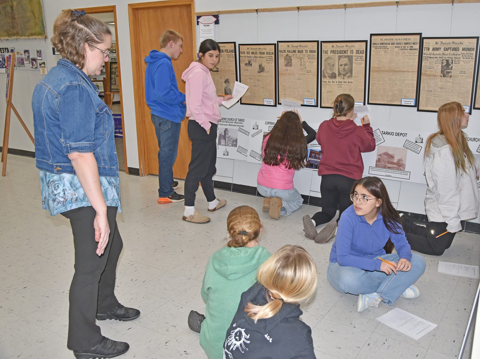 Students visit David Rankin Museum - Farmer Publishing